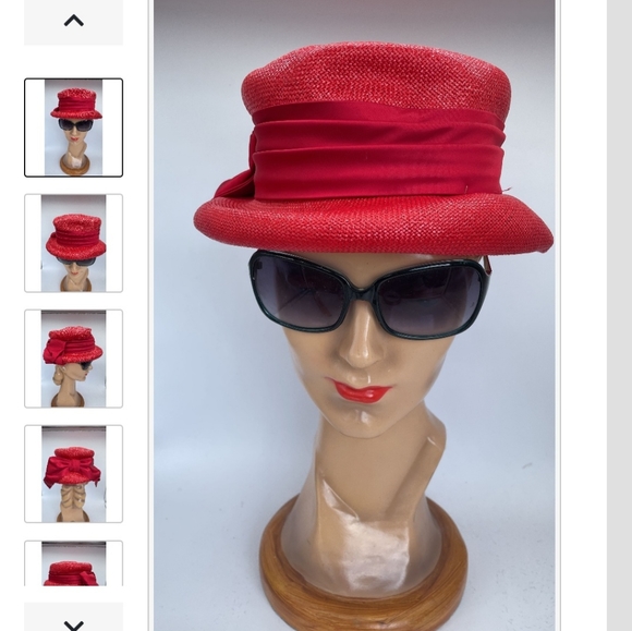 Source Unknown | Accessories | Vintage Red Hat | Poshmark